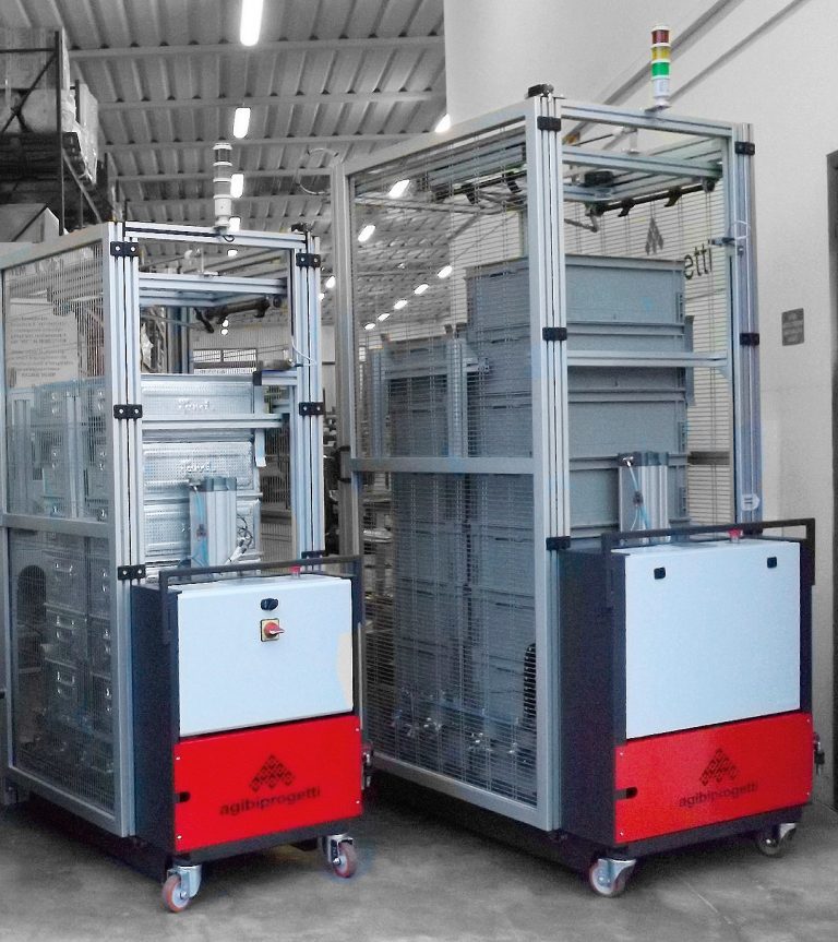 VERTIBOX Vertical automatic container changer - Agibi Progetti