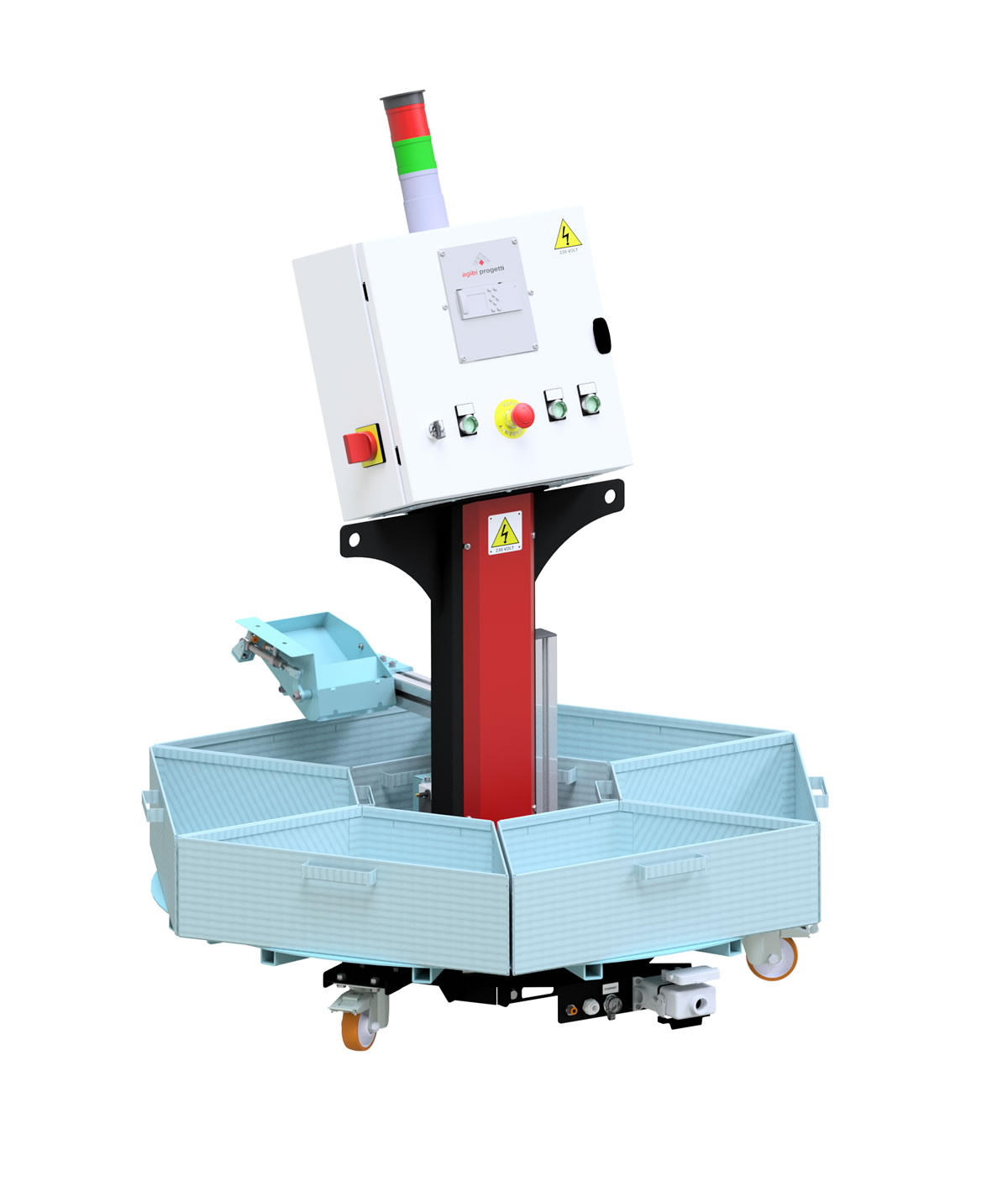 ROTO-MINI Compact container changer - Agibi Progetti