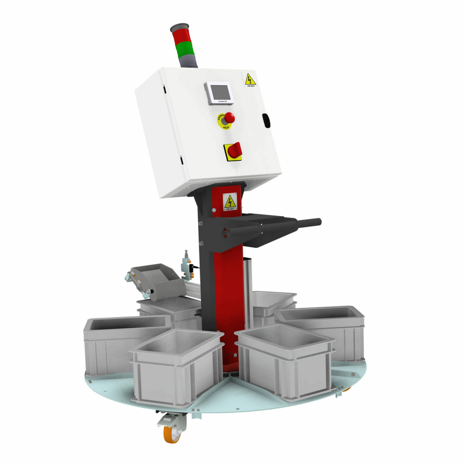 ROTO-MINI Compact container changer - Agibi Progetti